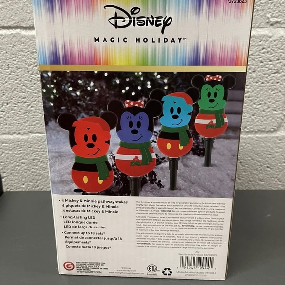 Disney | Holiday | Disney Magic Holiday Mickey Minnie Mouse Led Pathway ...